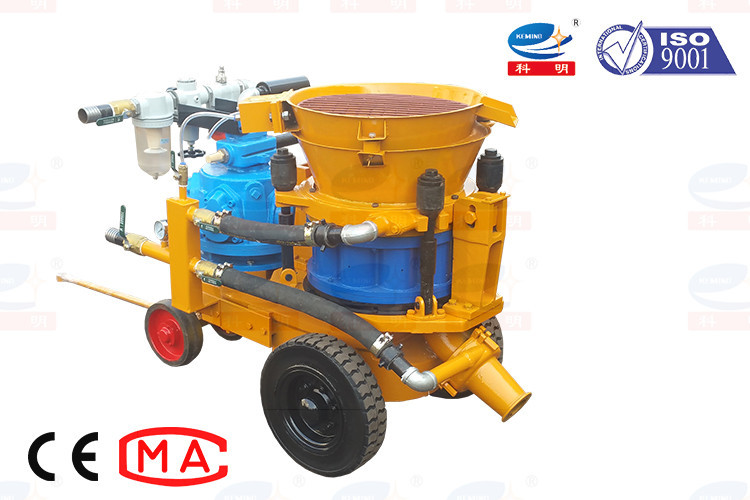 Hohe Leistungsfähigkeit kleine pneumatische Shotcrete-Maschinen-bequeme ...